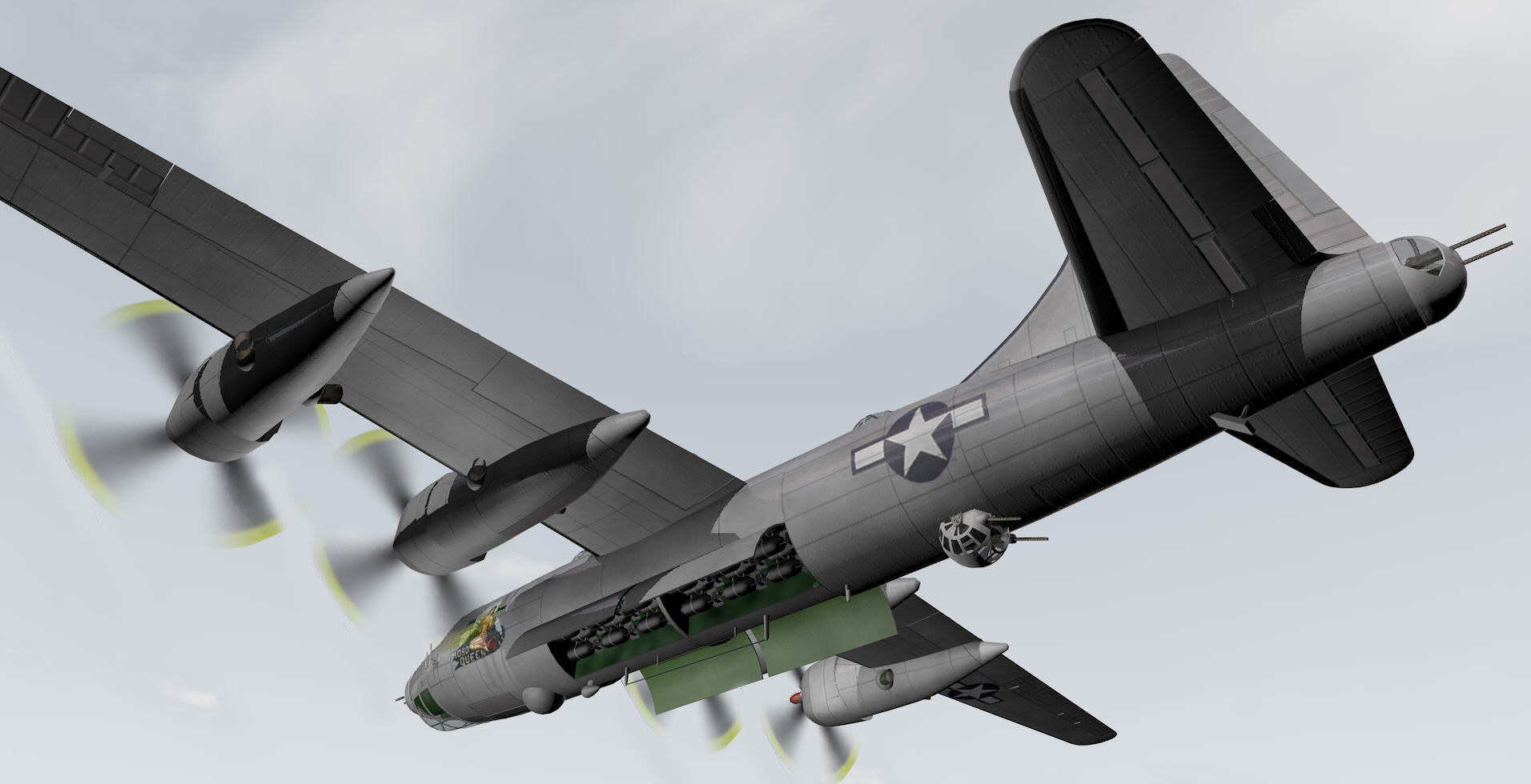 Consolidated B-32 Dominator 3D model | CGTrader