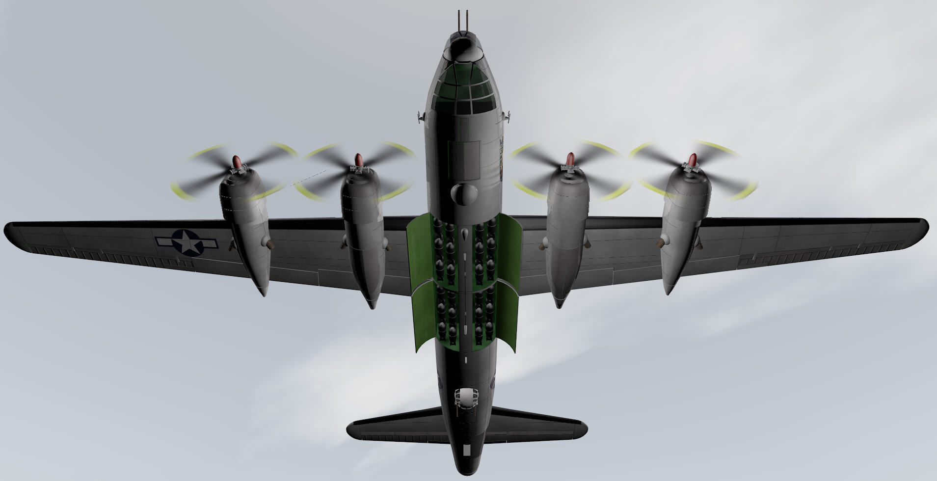 Consolidated B-32 Dominator 3D model | CGTrader