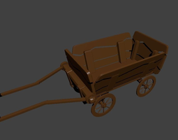 Burton Flatbed Tinker's Wagon free 3D Model MAX OBJ 3DS FBX STL DAE ...
