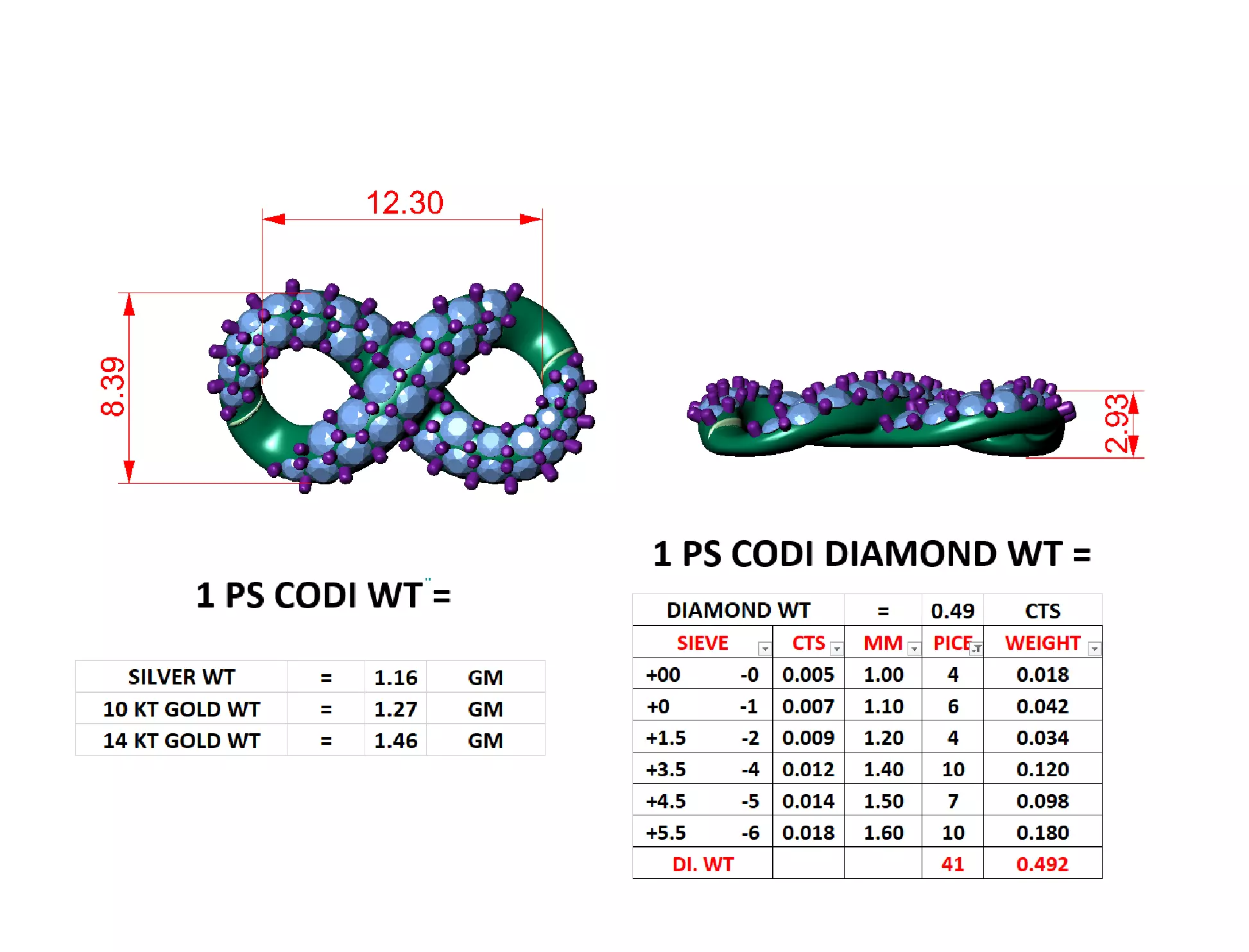 8mm Infinity Cuban Link Chain 3D print model 3D model 3D printable ...