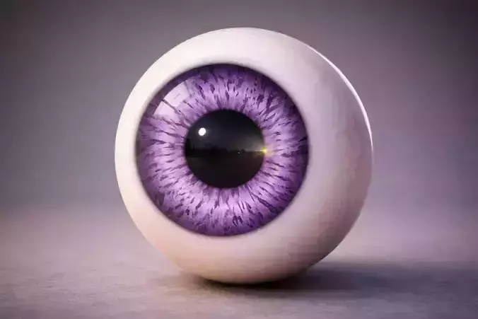 Human eye Procedural 4K Realistic Amber Eye Shader 3D model | CGTrader