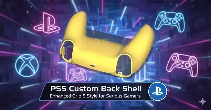 PS5 Controller Custom Shell - check description 3D model 3D printable ...