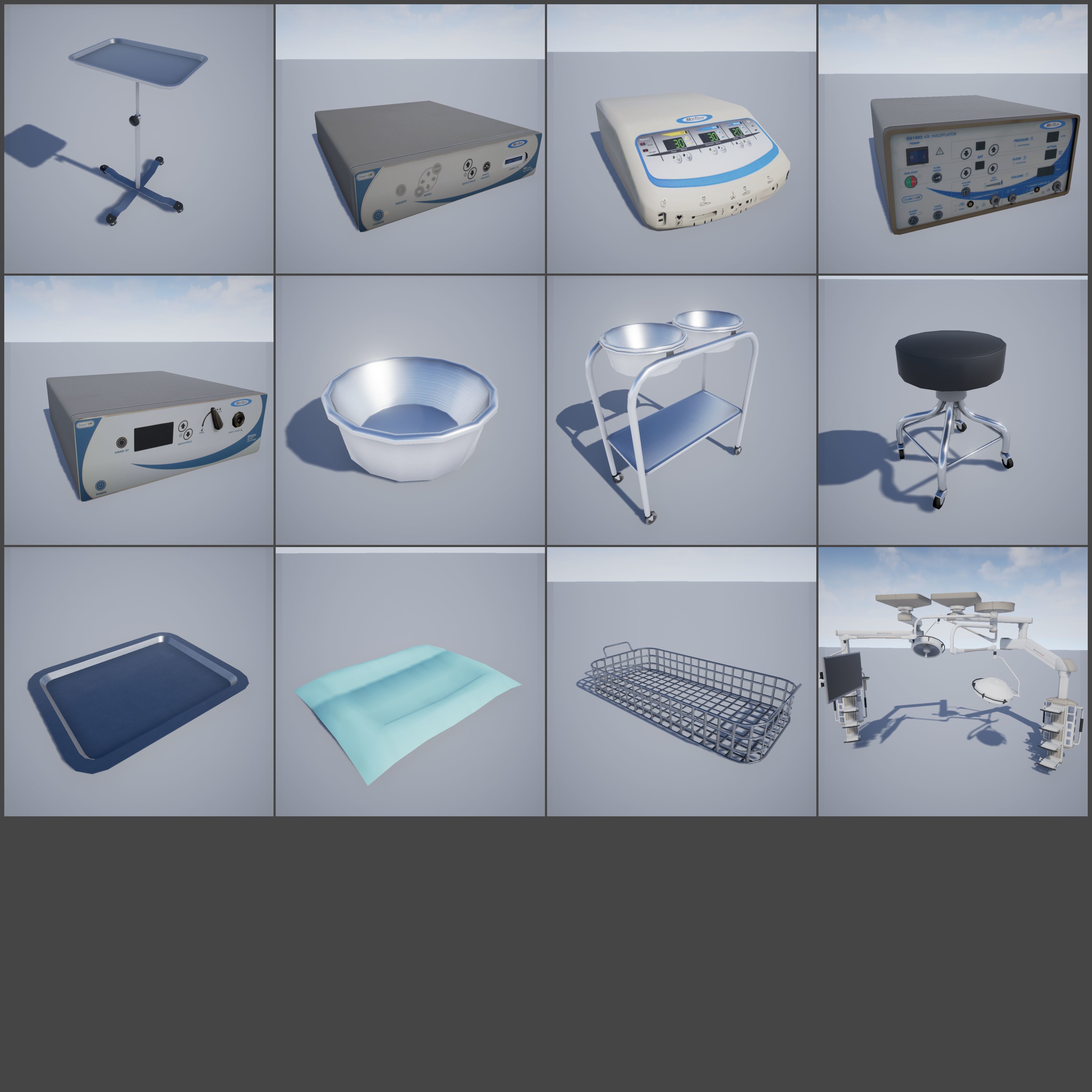 Hospital Operating Room Pack 3D model | CGTrader