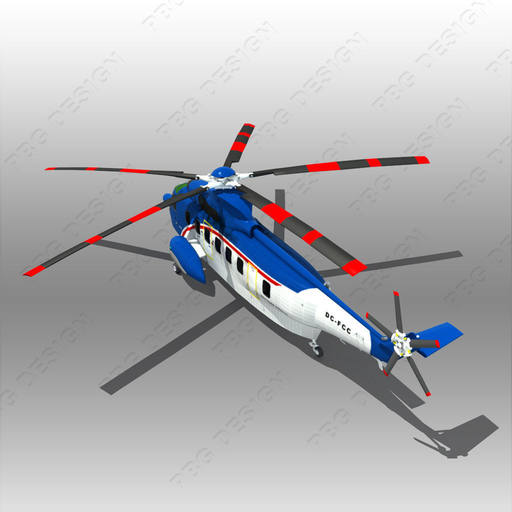 Sikorsky S-61 3D model | CGTrader