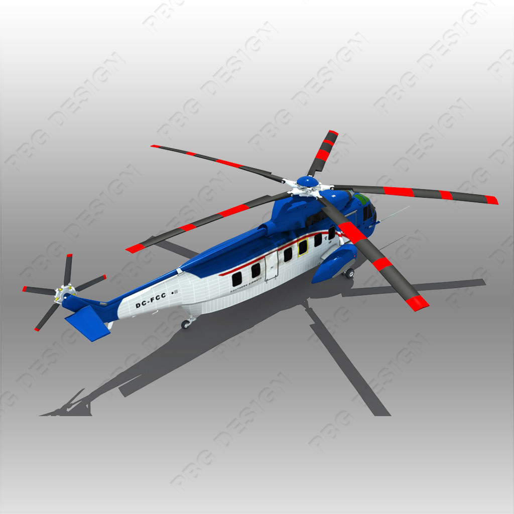 Sikorsky S-61 3D model | CGTrader