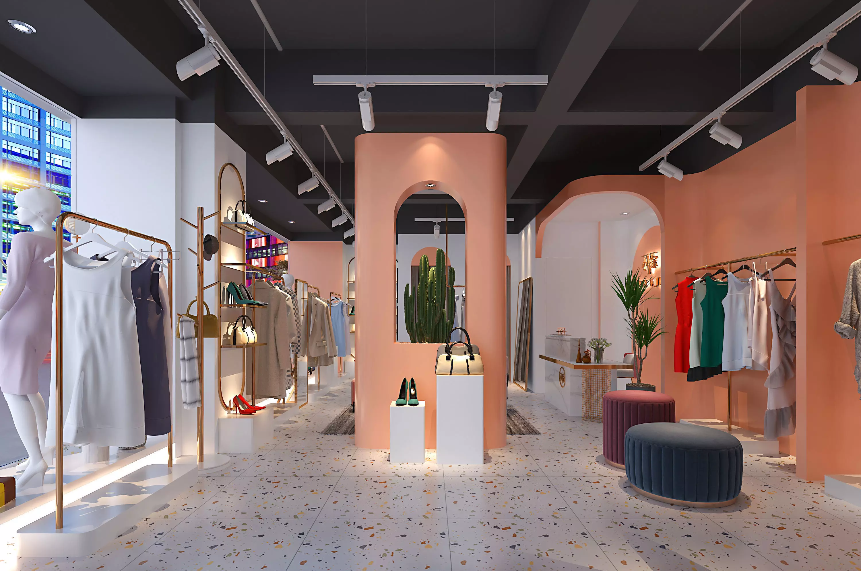 3D model Clothing Store VR / AR / low-poly | CGTrader