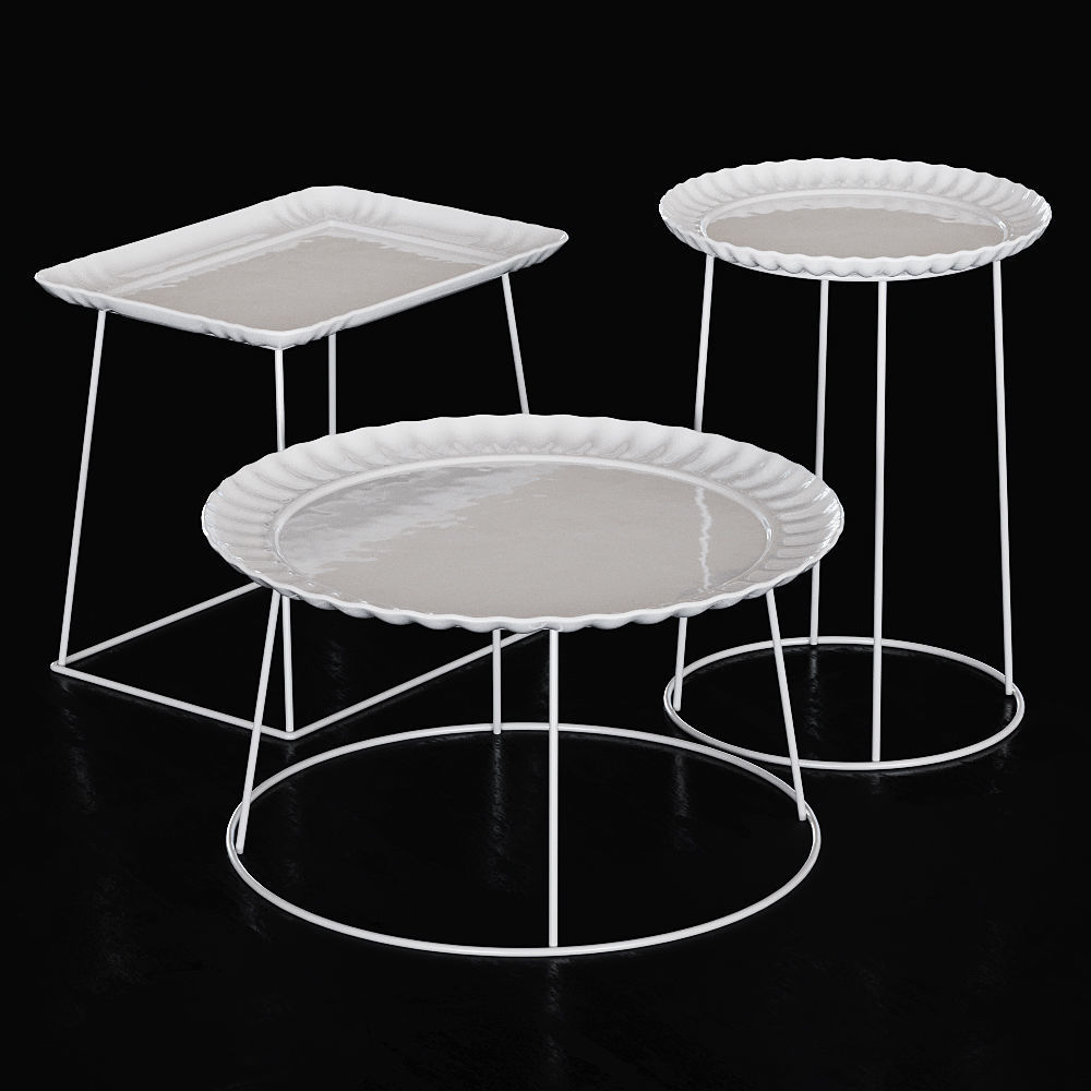 Il Piatto E Servito coffee table 3D model | CGTrader