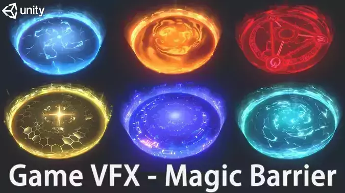 Unity Game VFX - Magic Circle free 3D model | CGTrader