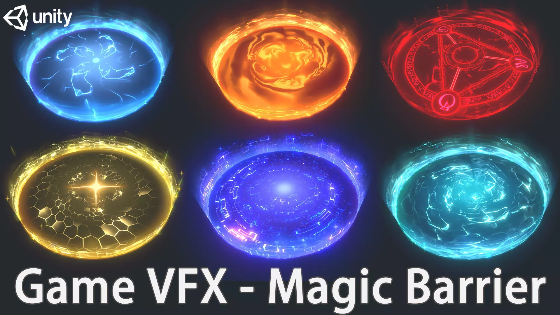 Unity Game VFX - Magic Barrier 3D model | CGTrader
