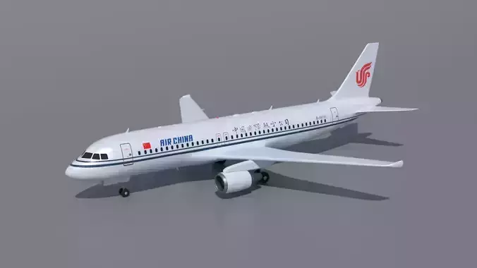 Airbus A320 Air China 3D model | CGTrader