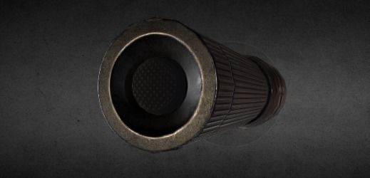 3D model Russian Flashlight UNION PBR Lowpoly Gameready Asset VR / AR ...