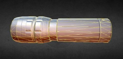 3D model Russian Flashlight UNION PBR Lowpoly Gameready Asset VR / AR ...