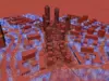 Futuristic Twin Tower Mixed Use Urban Complex 3D model | CGTrader