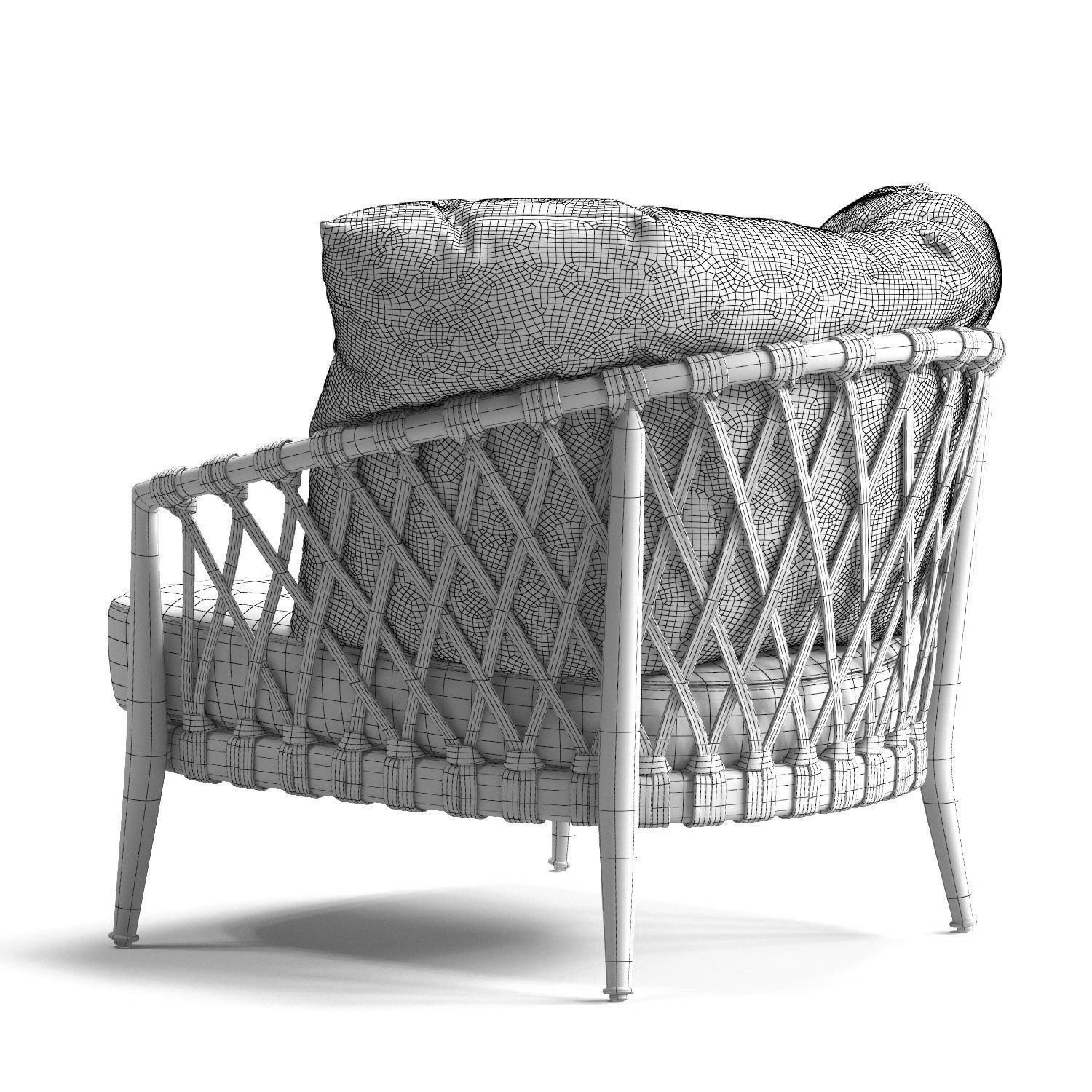 BB Italia ERICA Armchair 3D model | CGTrader
