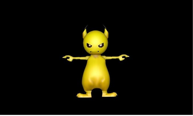 Pikachu demon free 3D model | CGTrader