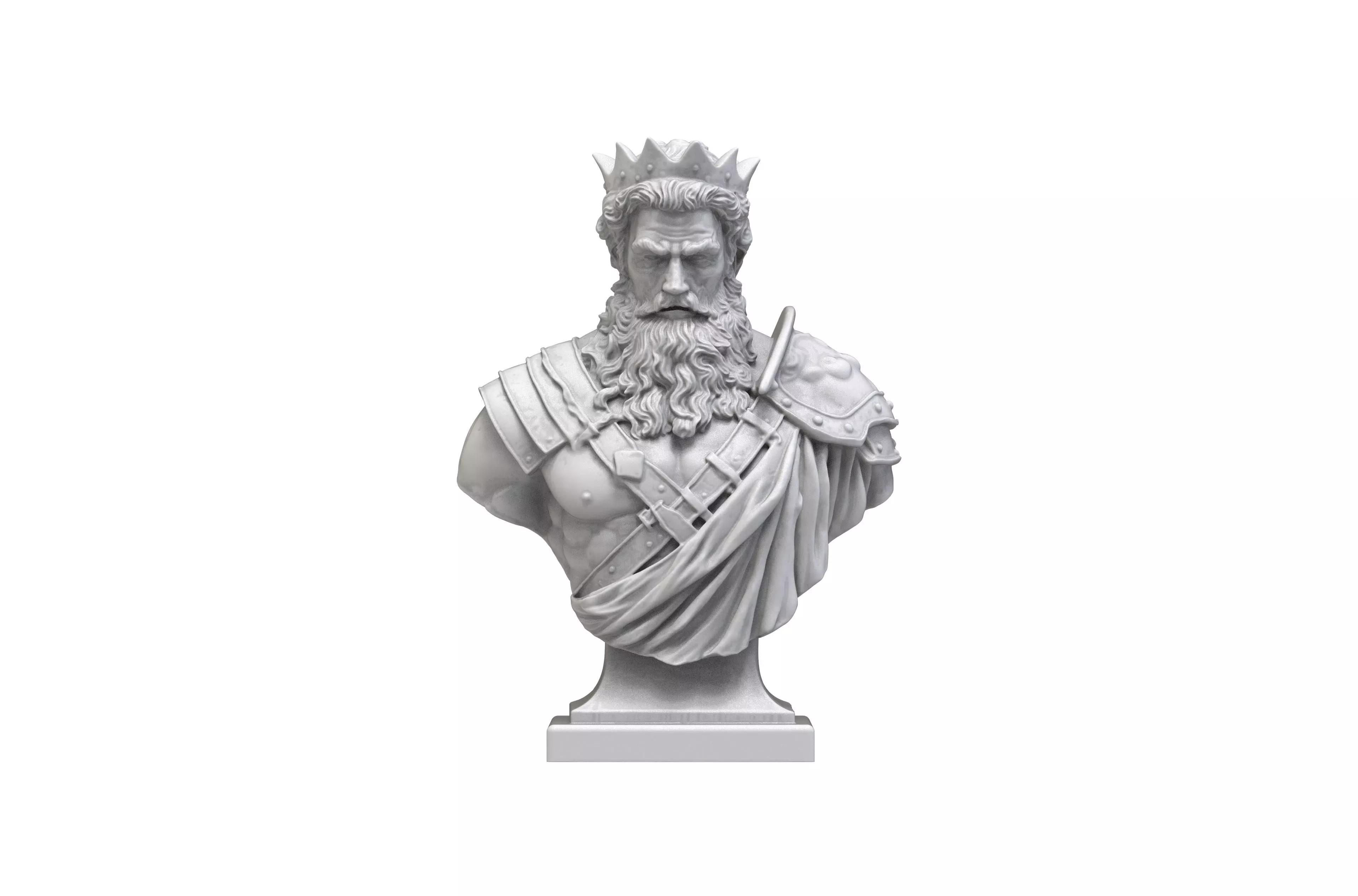 Hades Bust - King of the Underworld 3D model 3D printable | CGTrader