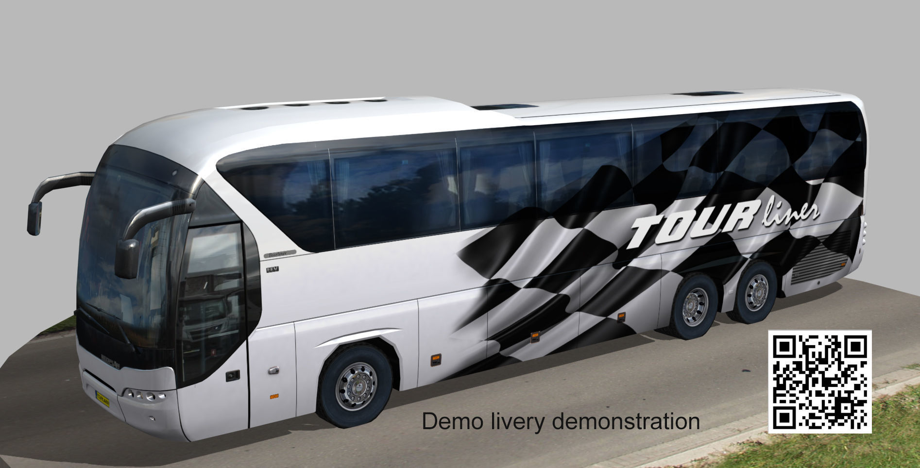 3D model Neoplan Tourliner SHD C VR / AR / low-poly rigged | CGTrader