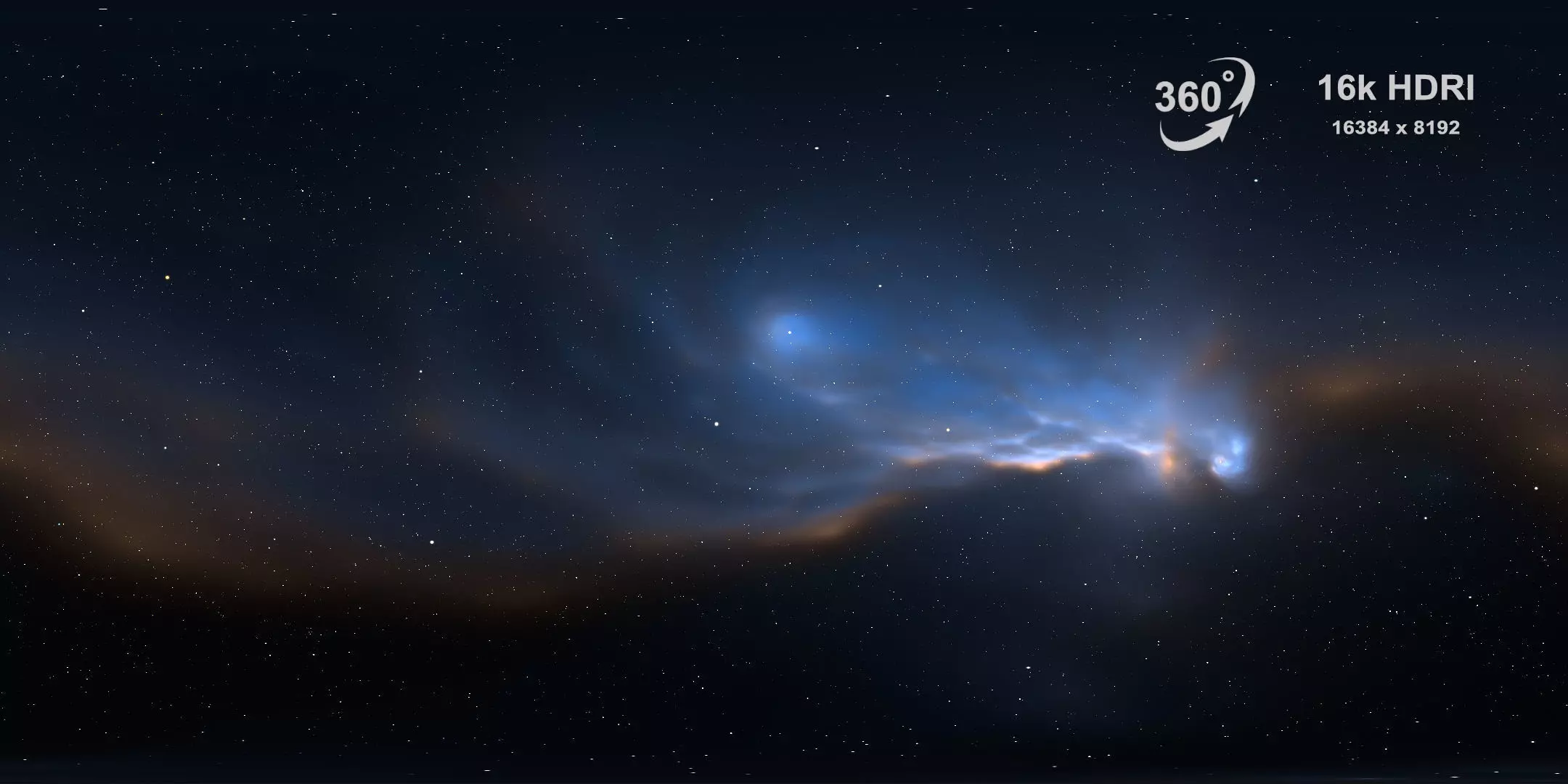 360 degree 16k HDRI space background SN-3812 3D model | CGTrader