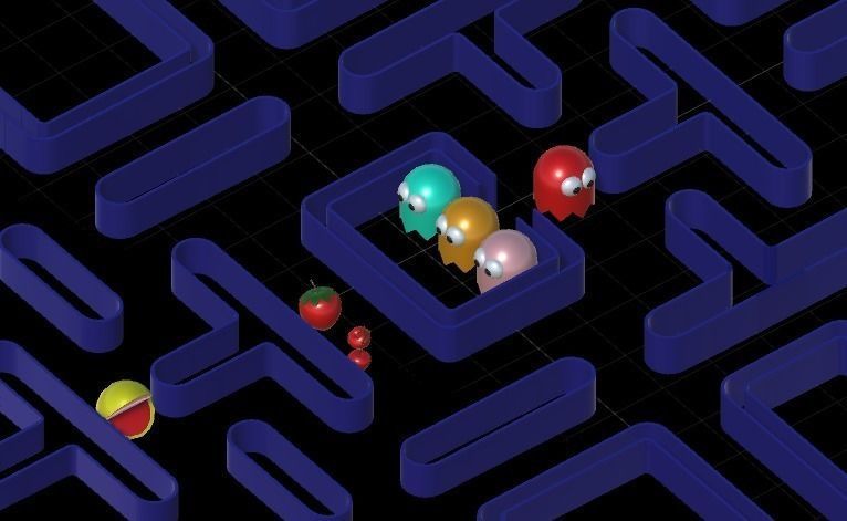 3D model Arcade Classics Volume 1 - PacMan 3D Model Pack VR / AR / low ...