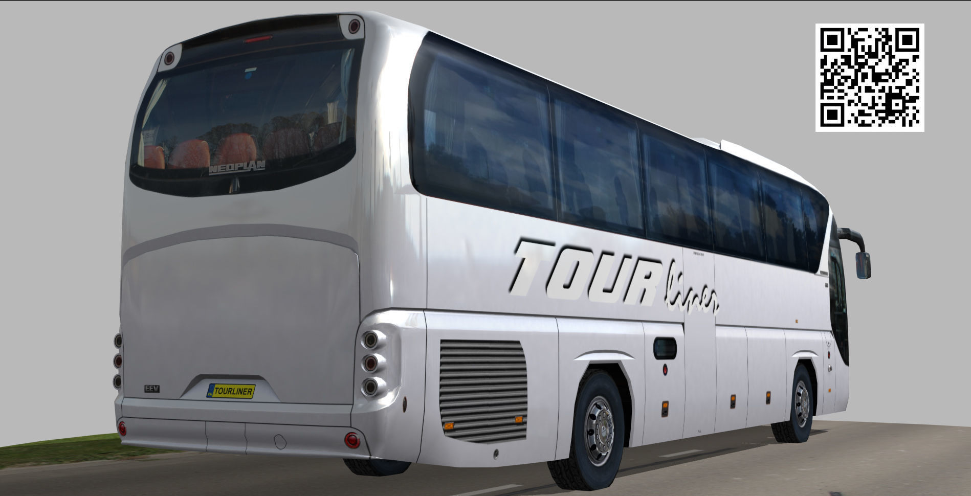 3D model Neoplan Tourliner SHD Short VR / AR / low-poly rigged | CGTrader