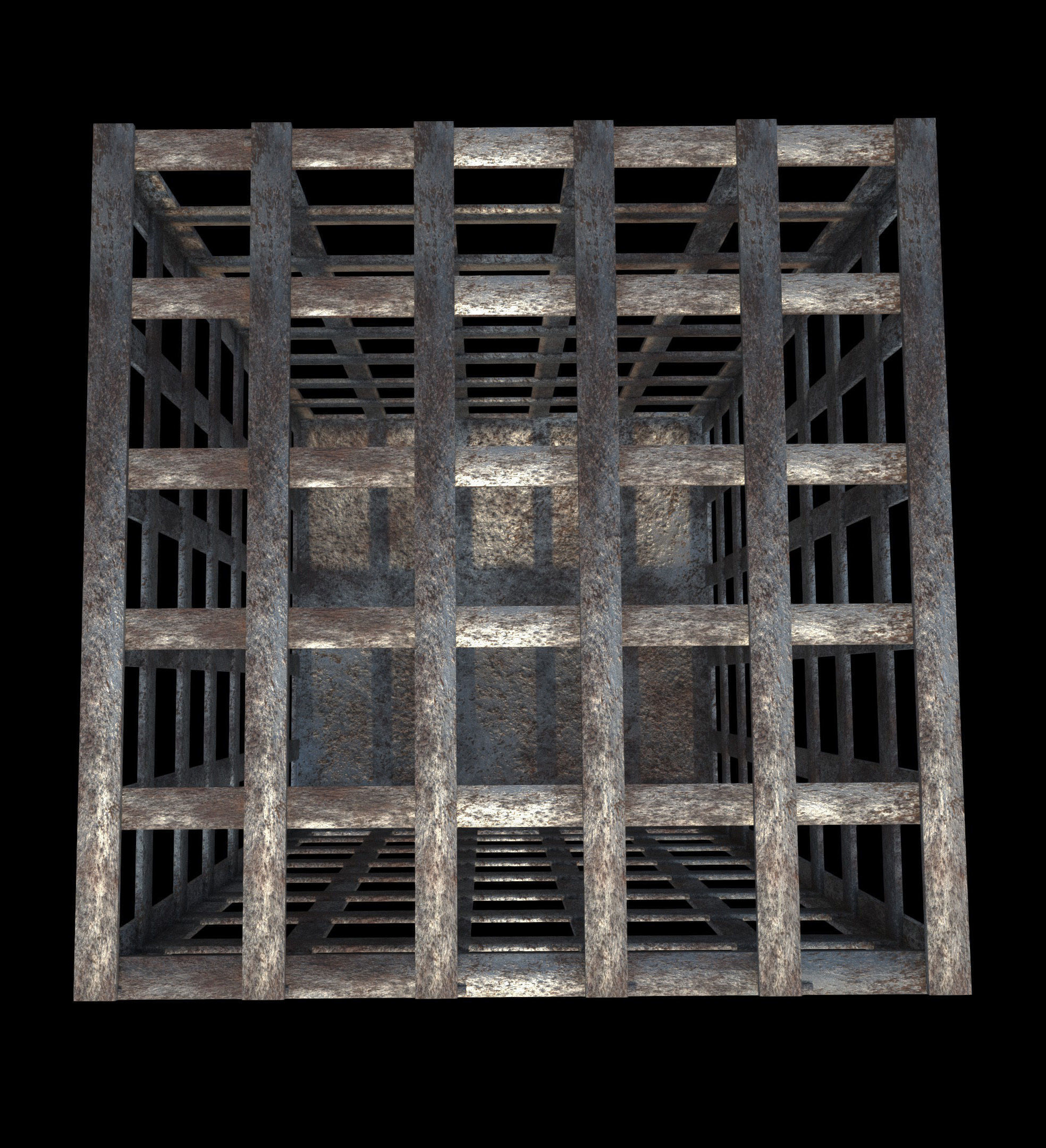 3D model Old Cage - PBR - Textured VR / AR / low-poly | CGTrader