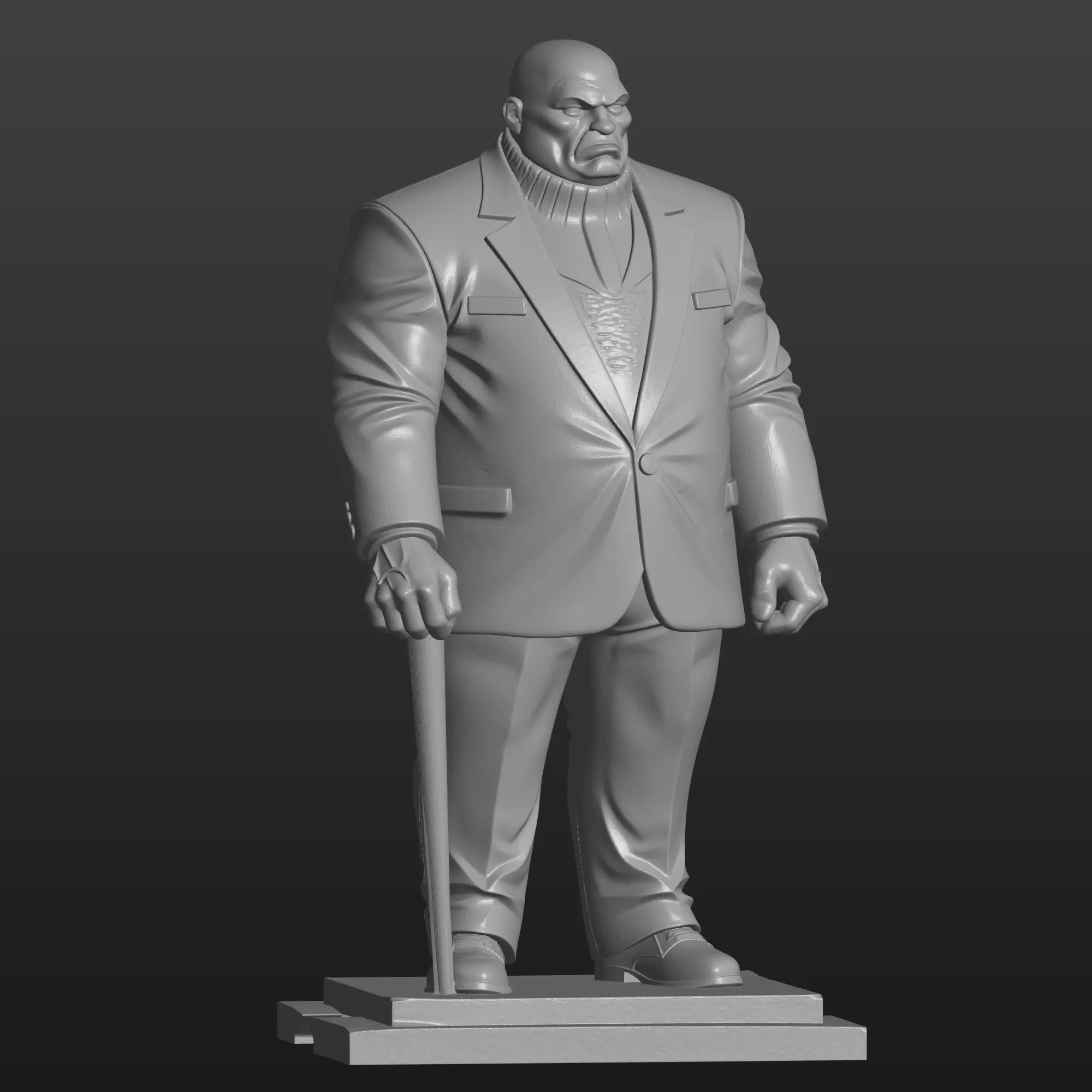 Kingpin Wilson Fisk-High Detail 3D Miniature 3D model 3D printable ...