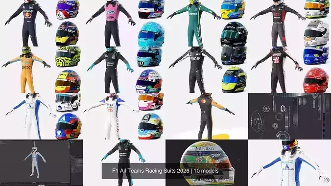 F1 Racing Cars Pack 2026 | CGTrader