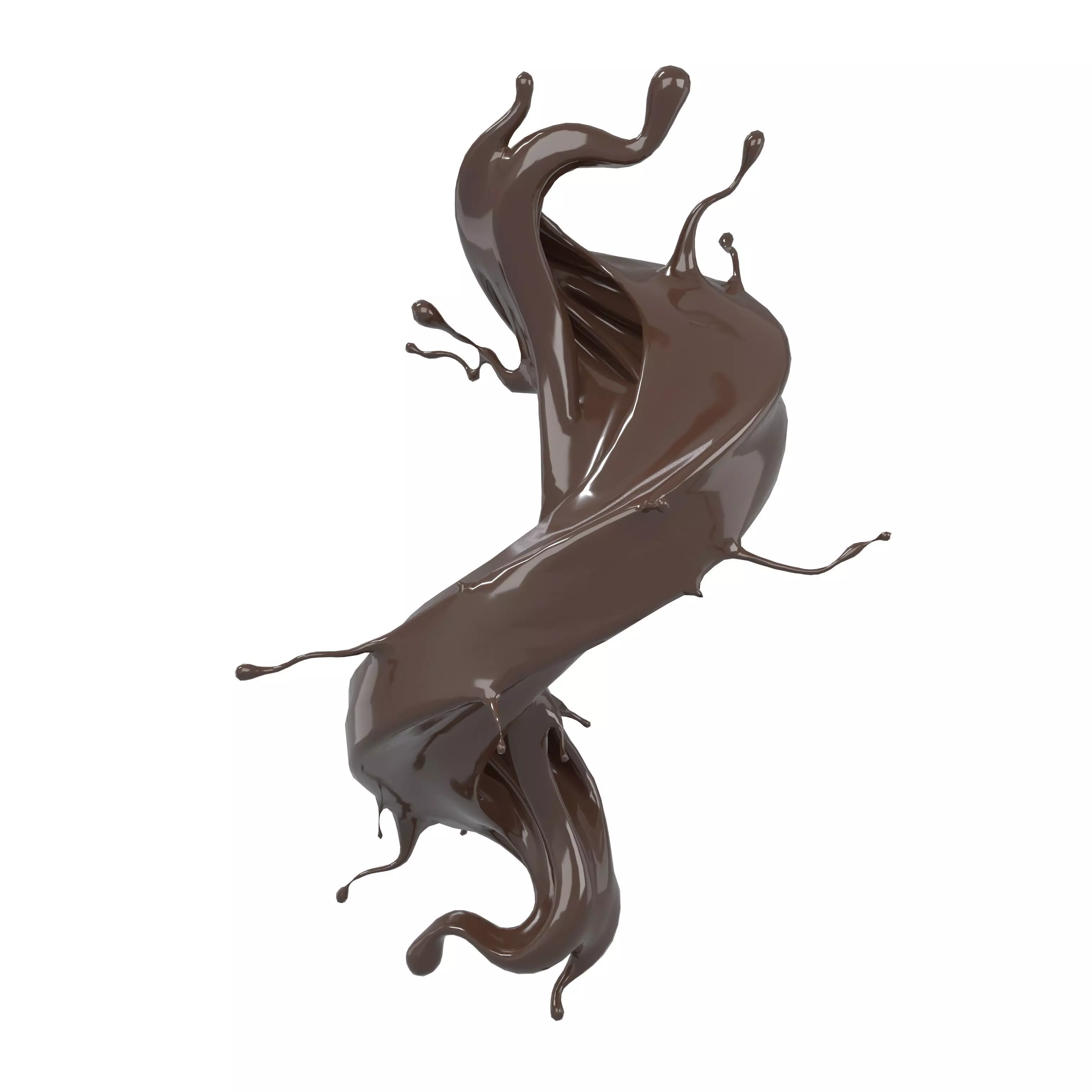 3D model Abstract Splash of Liquid v1 001 VR / AR / low-poly | CGTrader