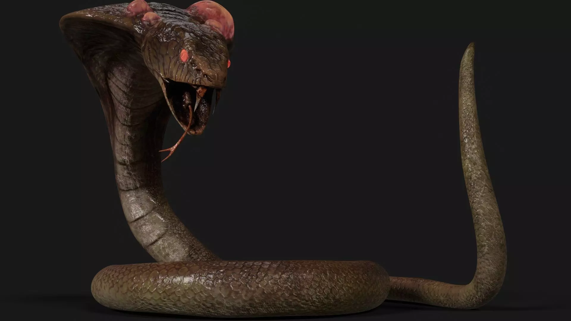 3D model Snake - Mutant Collection VR / AR / low-poly | CGTrader