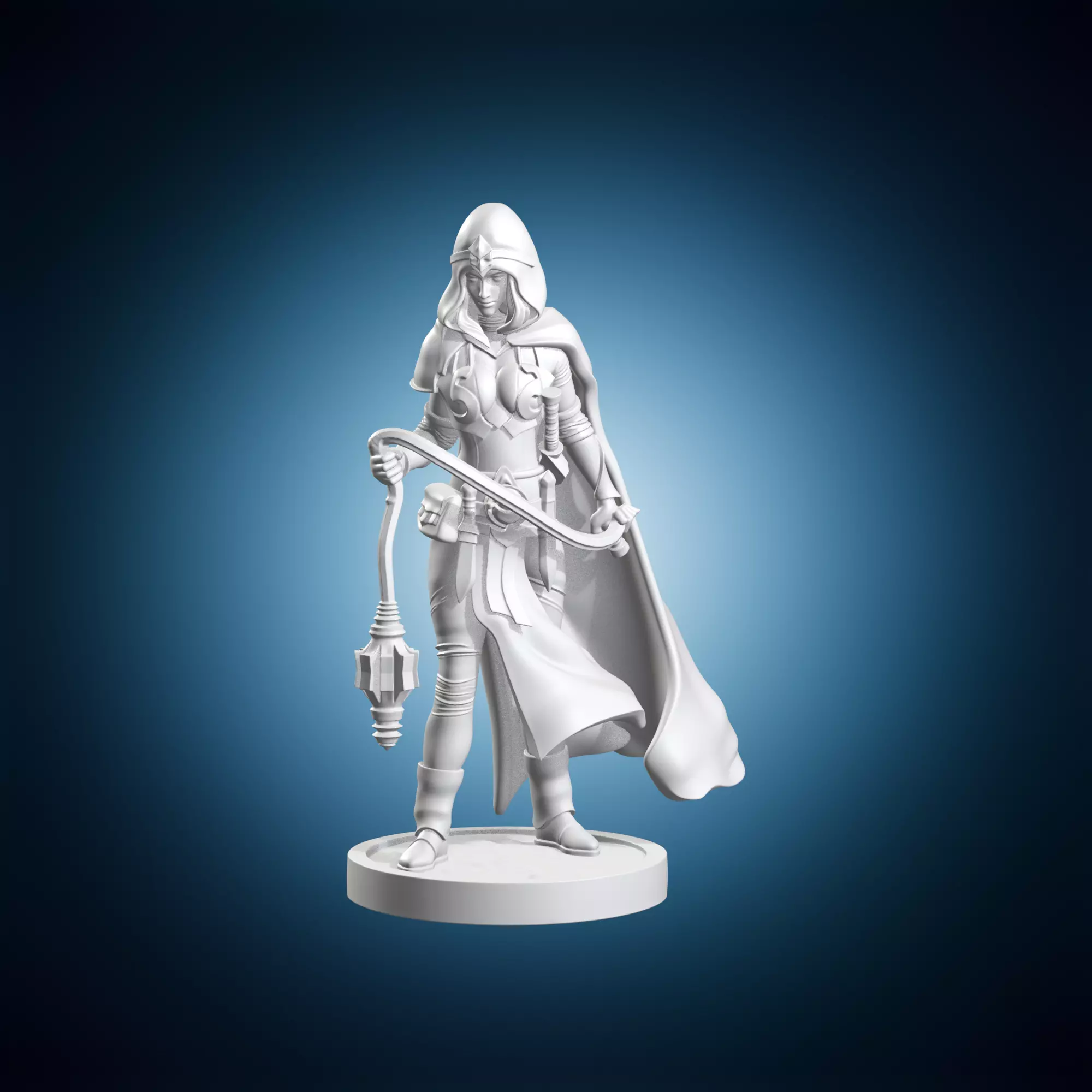 Massive Darkness Sybil Statue 3D model 3D printable | CGTrader