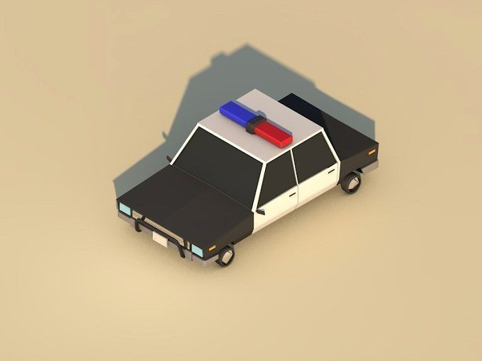 Low Poly City Cars Asset Pack 1 3D model | CGTrader
