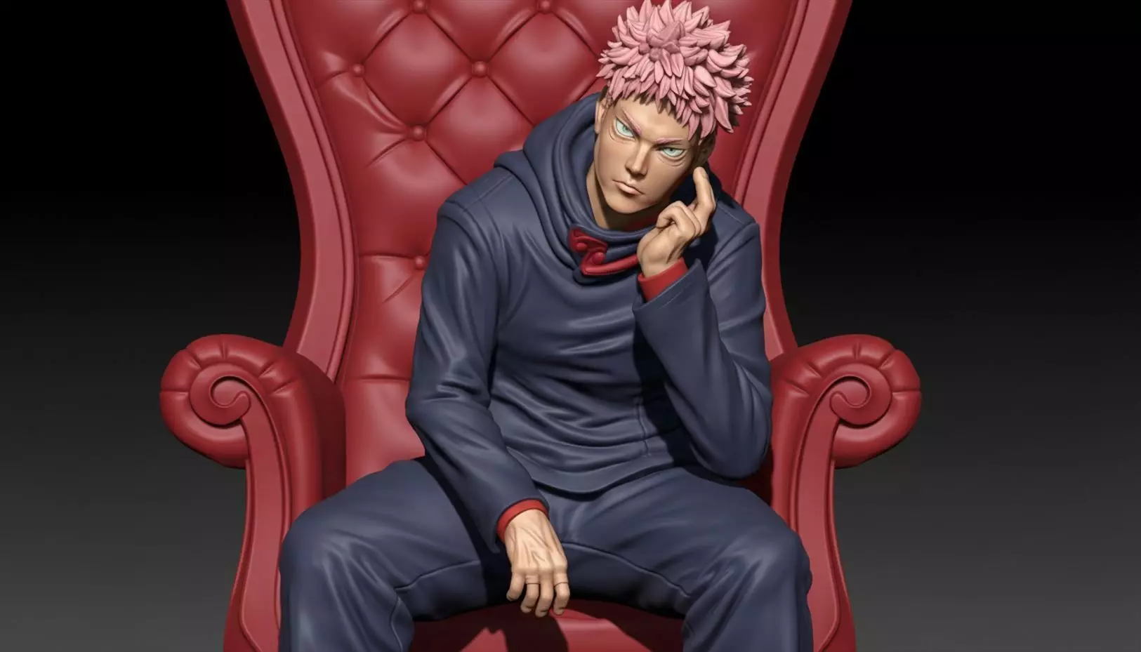 Yuji Itadori - Jujutsu kaisen - STL ready for 3D Printing 3D model 3D ...