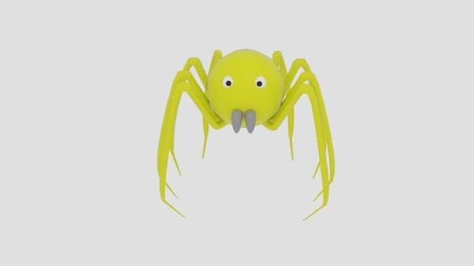 3D model Sphere Spider VR / AR / low-poly | CGTrader