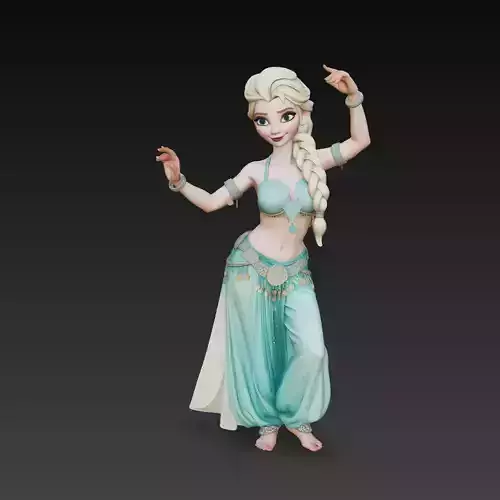 Arabian Princess Dancer and Cleopatra Female Character 3D Model Pack 3D ...