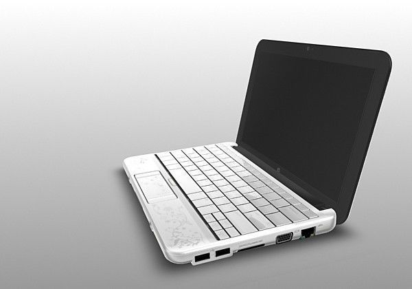 Hp Mini Notebook 3D model rigged | CGTrader