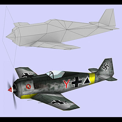 3D model Classic World War II planes VR / AR / low-poly | CGTrader