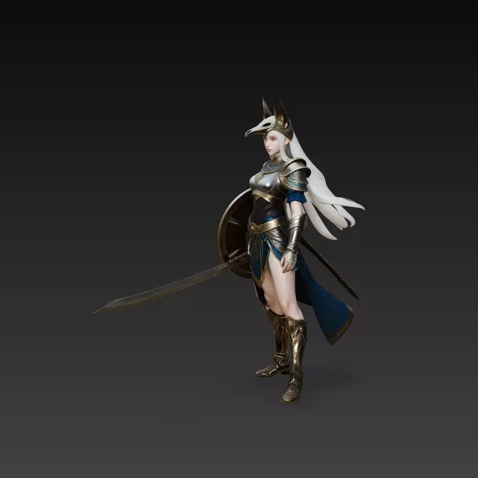 Valkyrie Warrior Eagle Helm Fighter 3D Model 3D model 3D printable ...