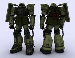 Zaku 3D Models | CGTrader