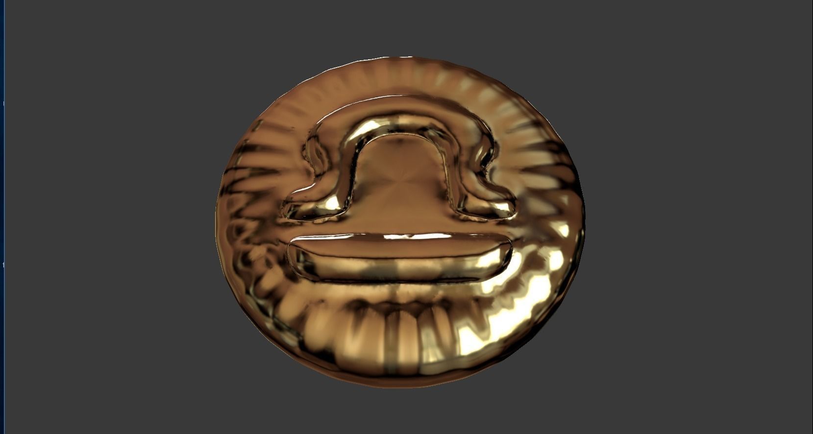 Zodiak sign Libra Coin 3D print model 3D model 3D printable | CGTrader