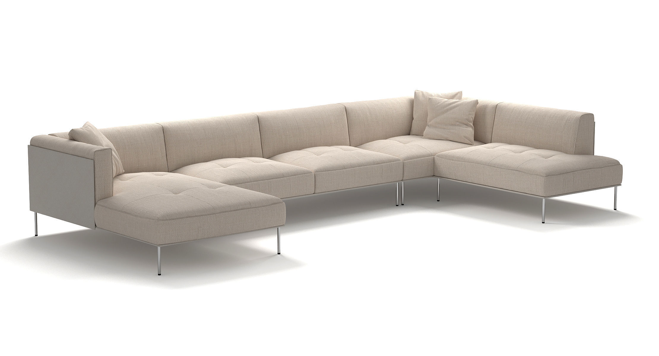 Living Divani ROD Sectional Sofa 3D model | CGTrader