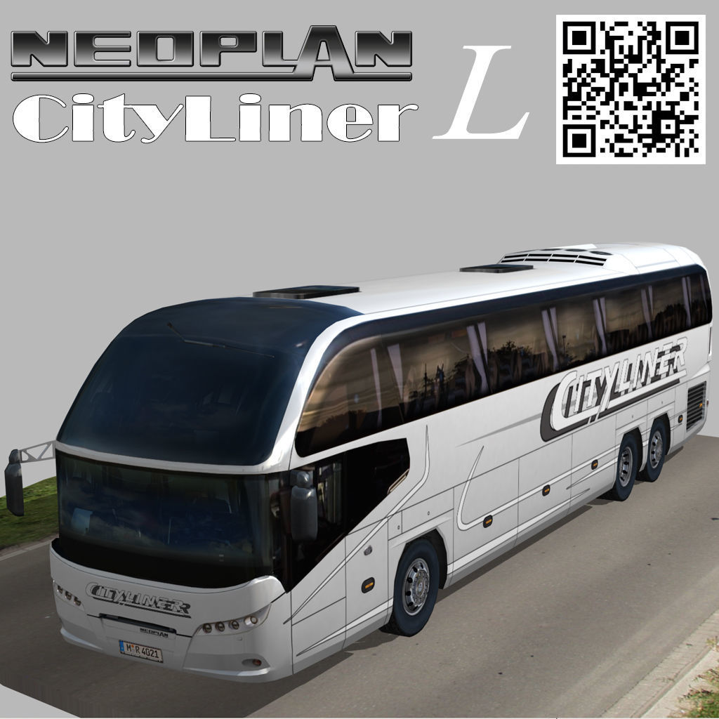 3D model Neoplan bus Cityliner L VR / AR / low-poly rigged | CGTrader