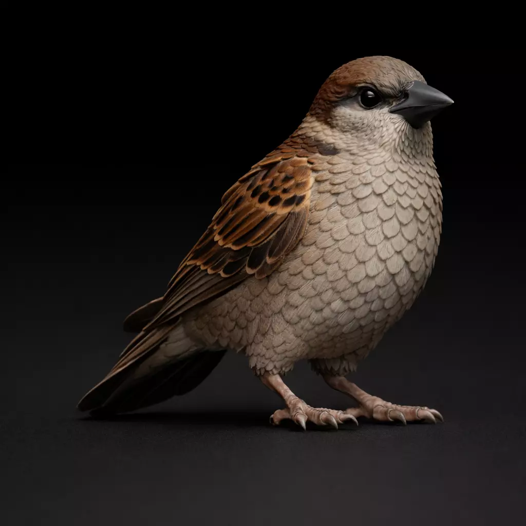 Bird Sculpture 3D Model Raven Crow STL 3D model 3D printable | CGTrader