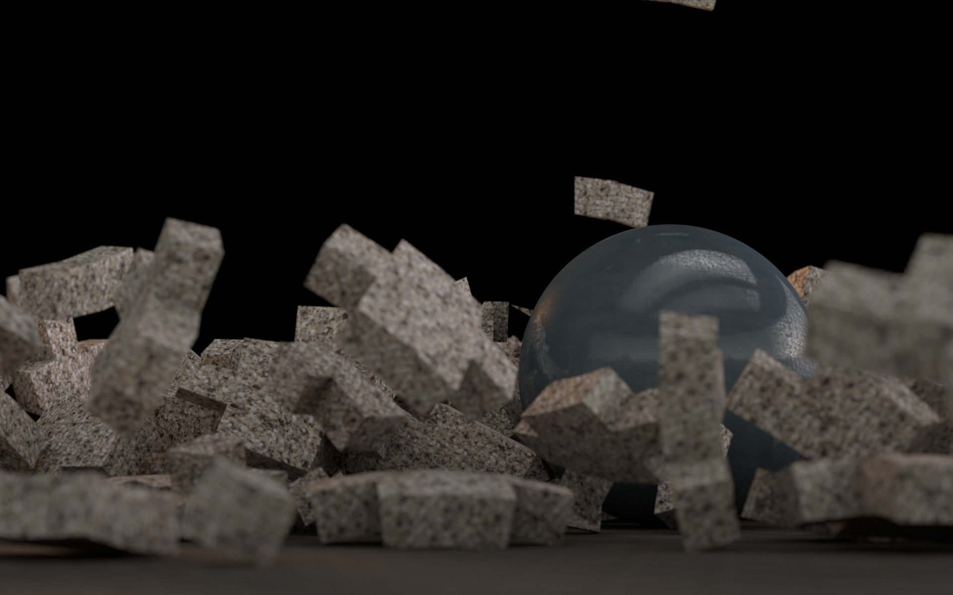 Depth of field - Scene free 3D model animated | CGTrader