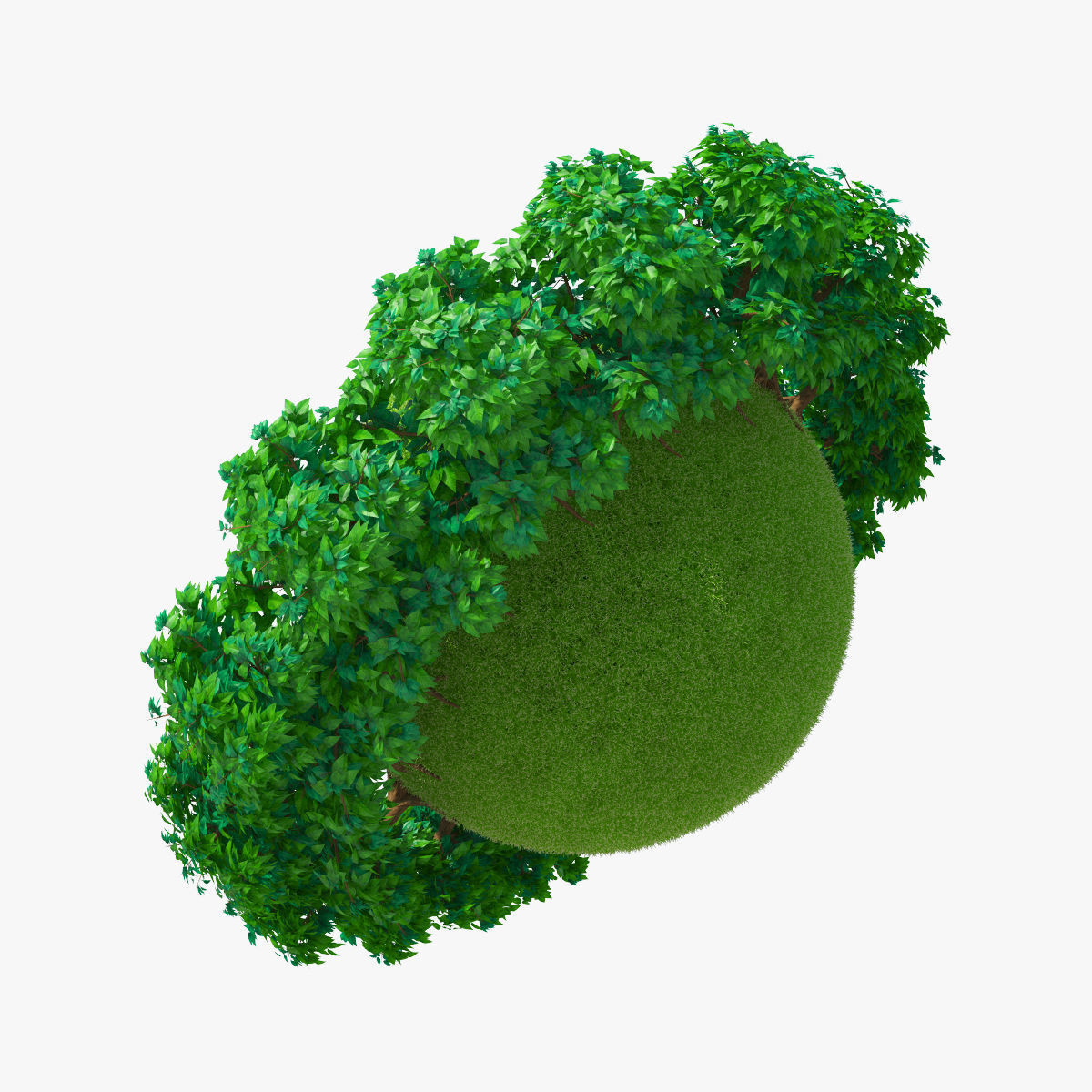Green Planet Easy 3D model | CGTrader