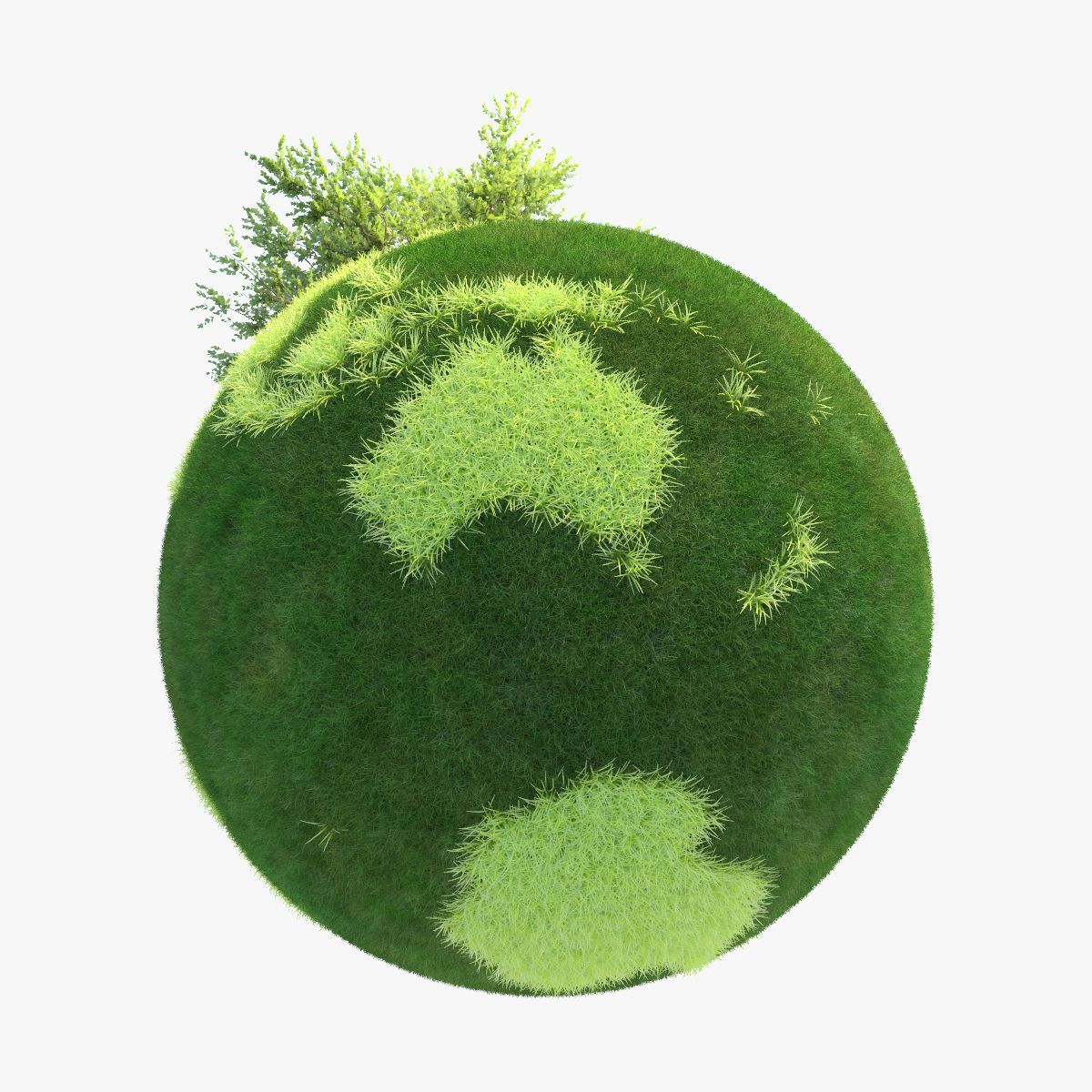 Green Planet Easy 3D model | CGTrader