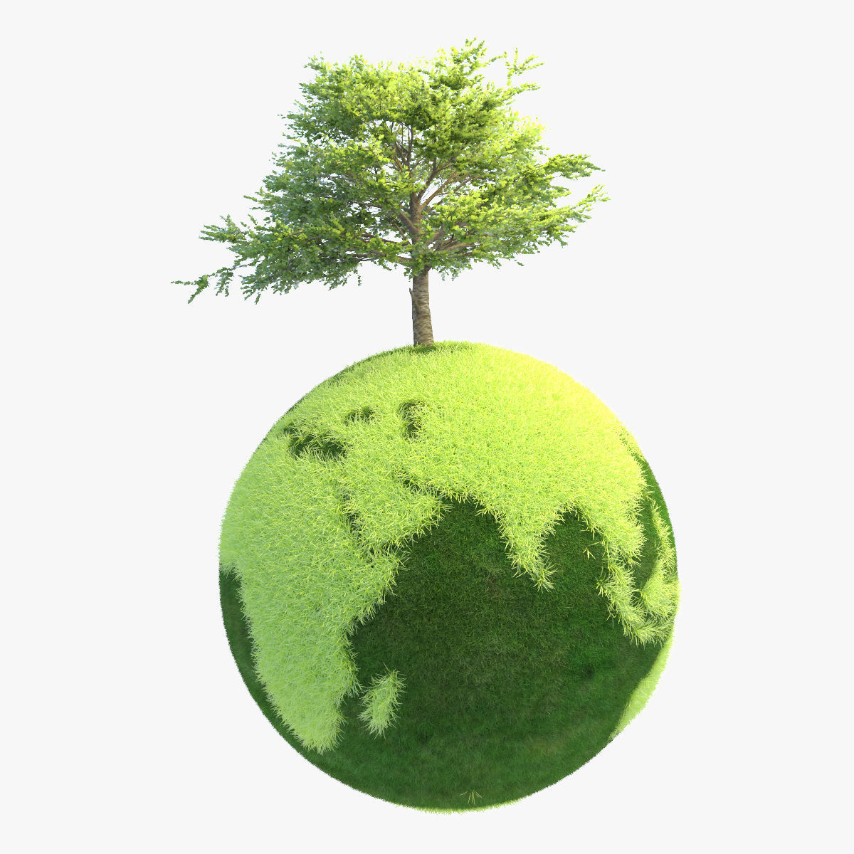 Green Planet Easy 3D model | CGTrader