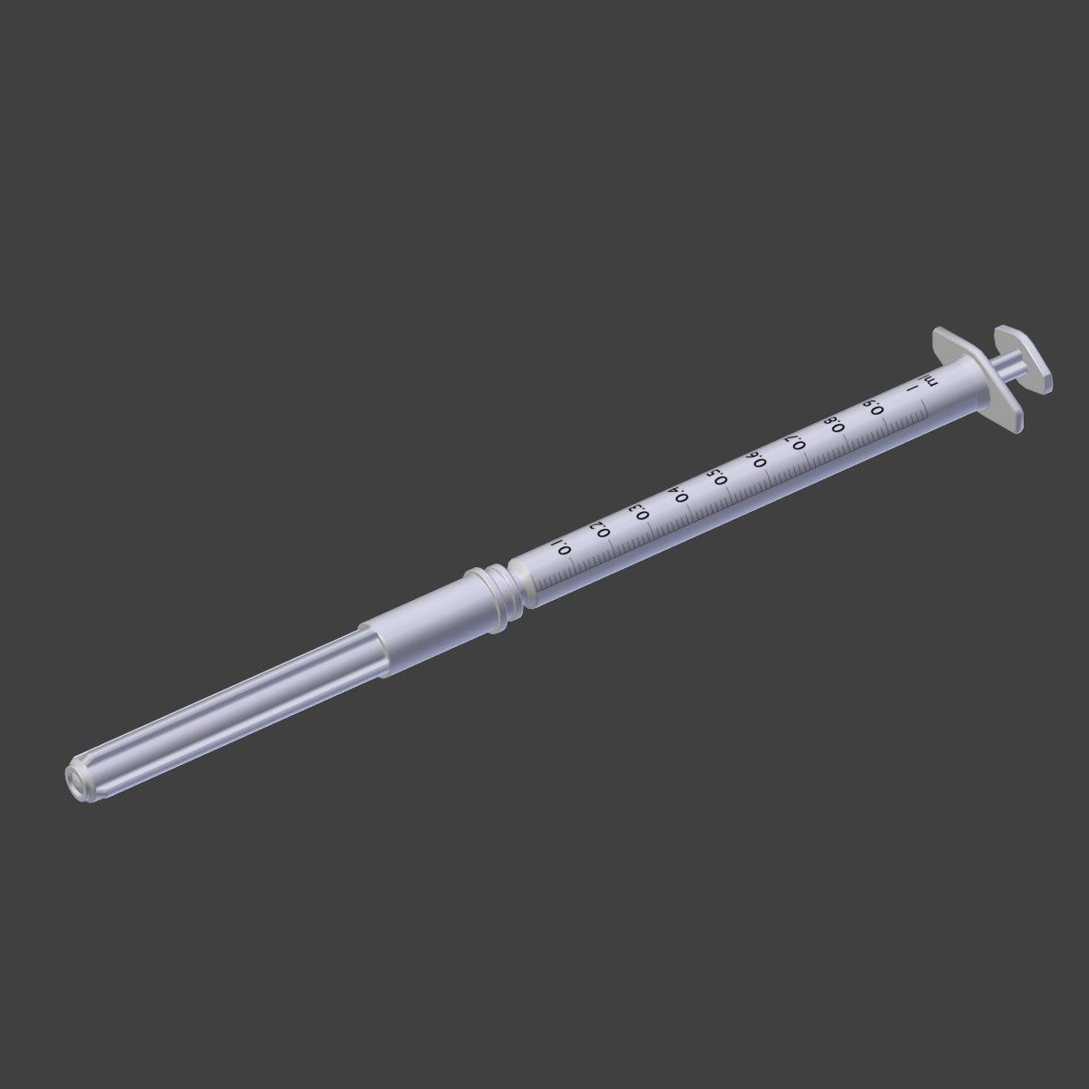 Syringe medical 3D model | CGTrader