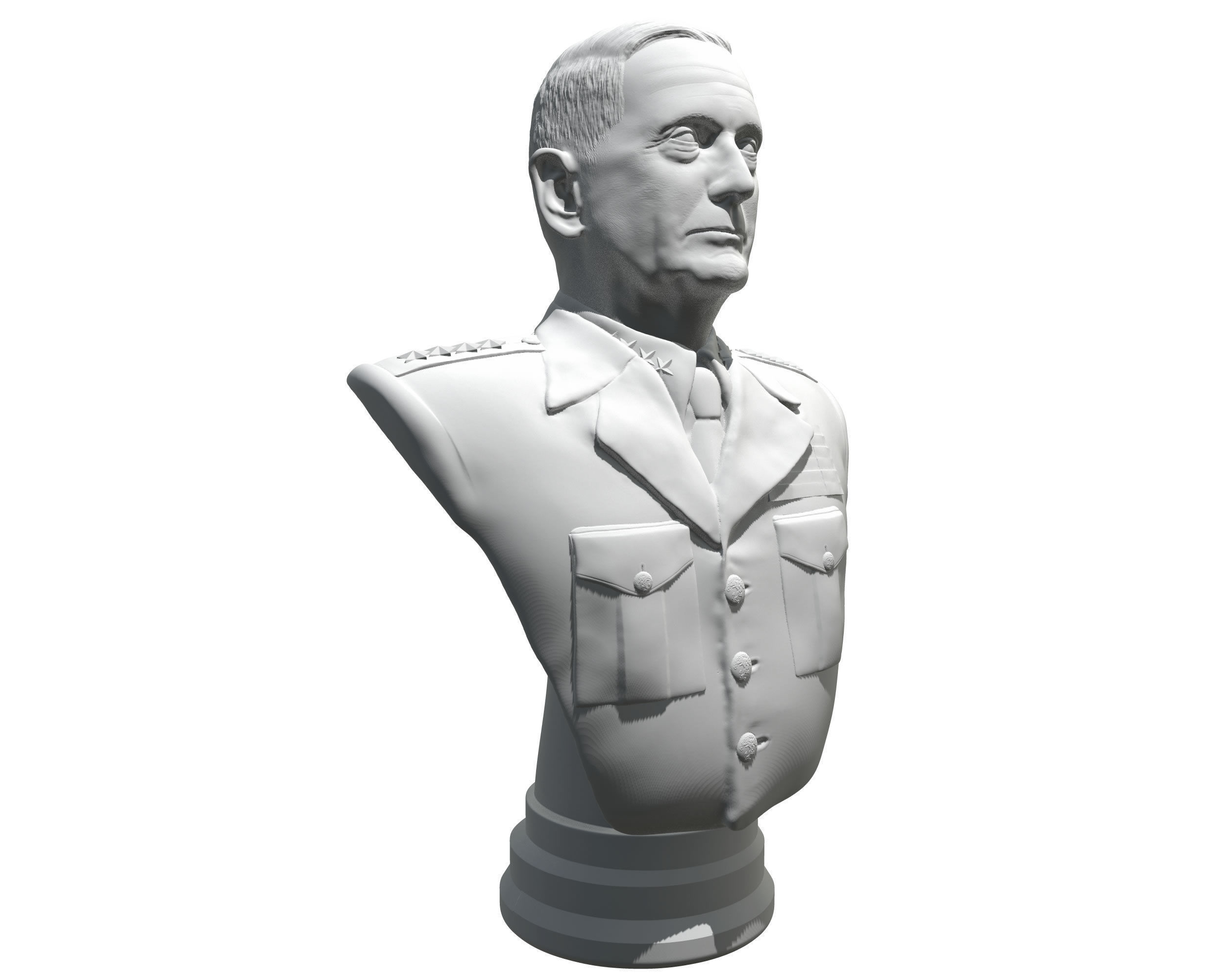 General James Mad Dog Mattis 3D model 3D printable | CGTrader