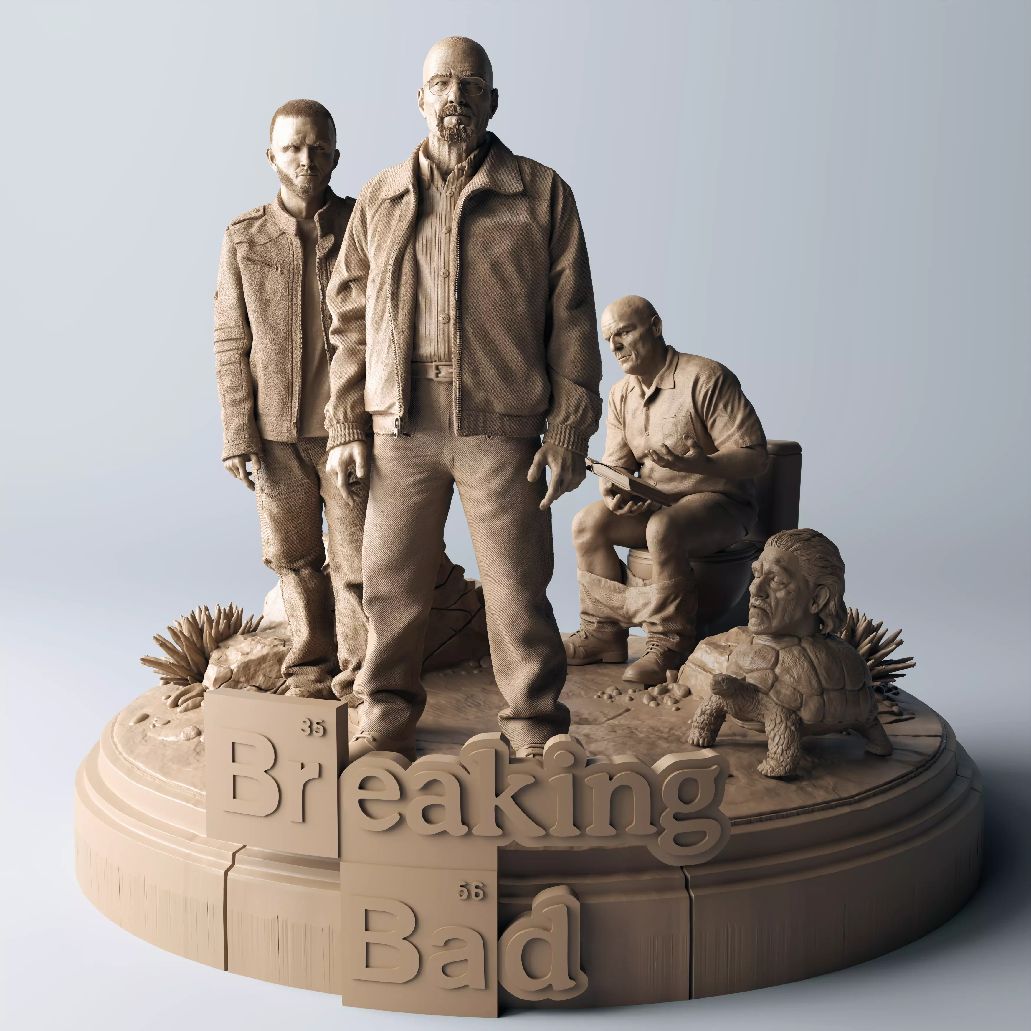 Breaking Bad Diorama Premium Statue Collectible Figure 3D model | CGTrader
