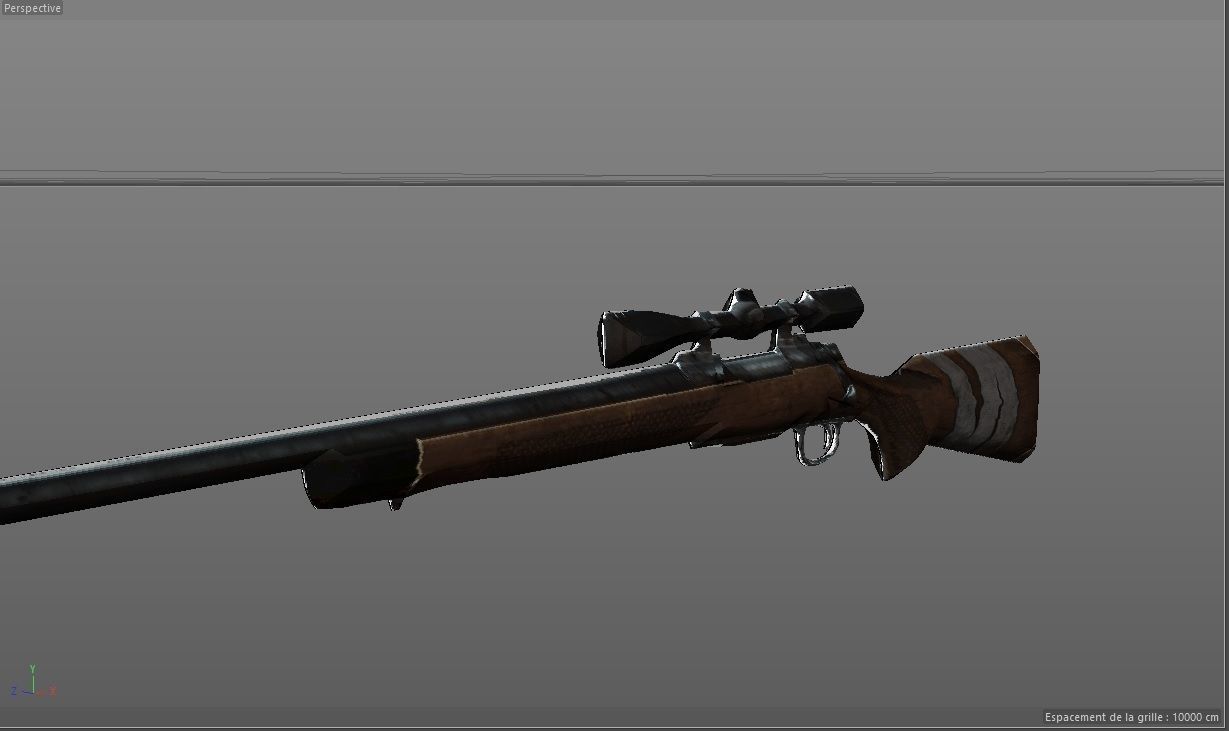 Sniper 1914 free 3D model | CGTrader